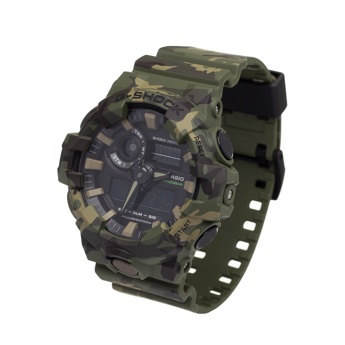 Relógio Casio G-Shock Analog-Digital GA-700CM-3ADR Camuflado Verde | SK ...