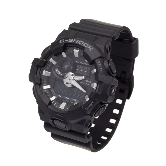 Relógio Casio G-Shock Analog-Digital GA-700-1BDR Preto | SK Store