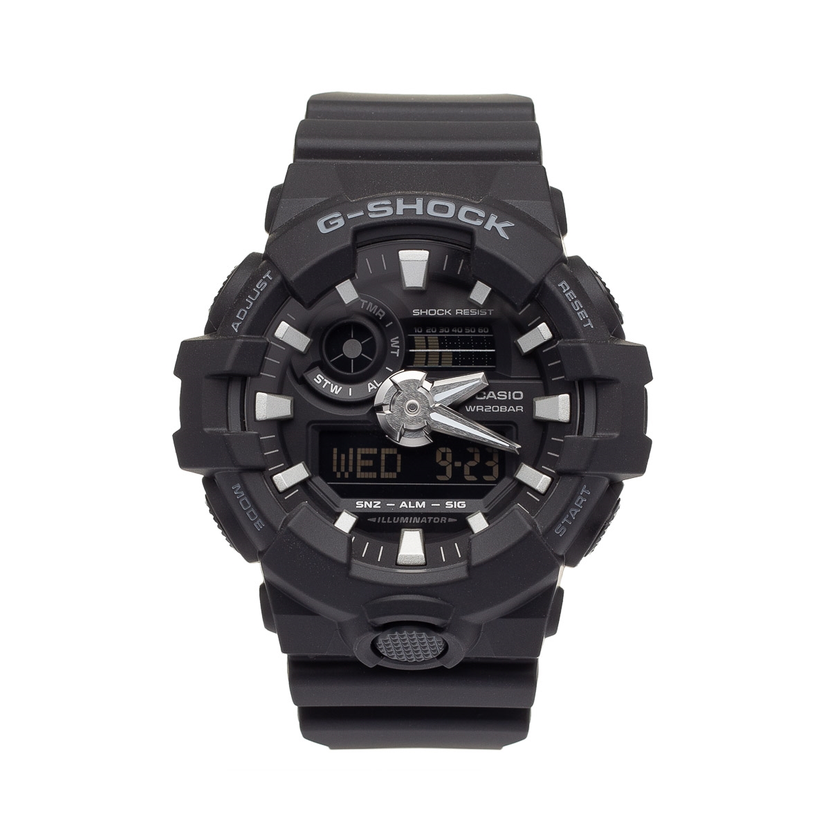 Relógio Casio G-Shock Analog-Digital GA-700-1BDR Preto | SK Store