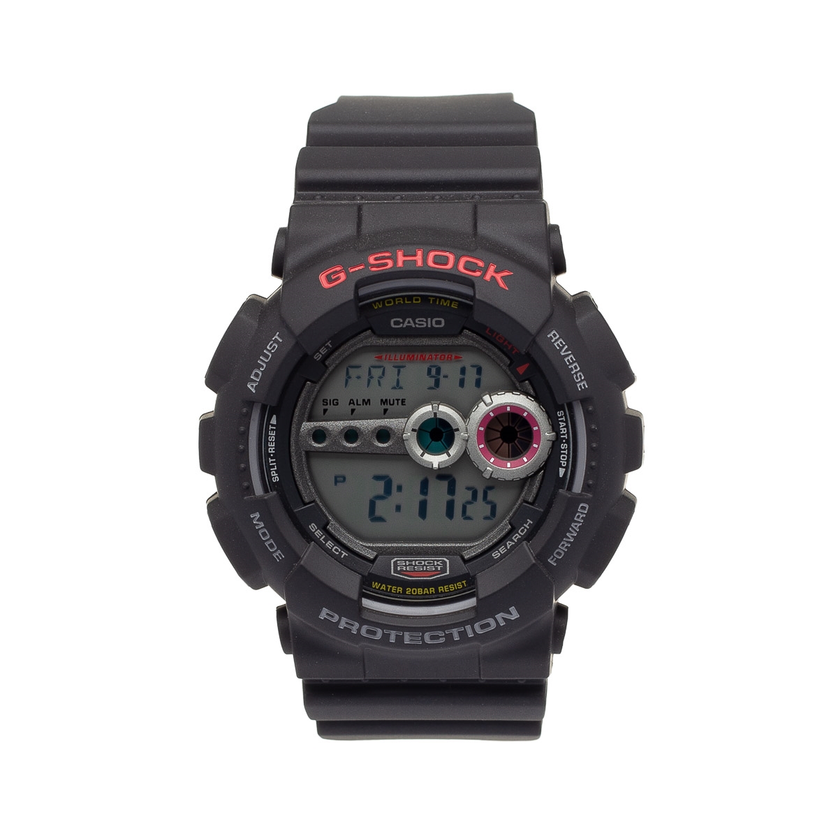 Relógio Casio G-Shock GD-100-1ADR Preto | SK Store