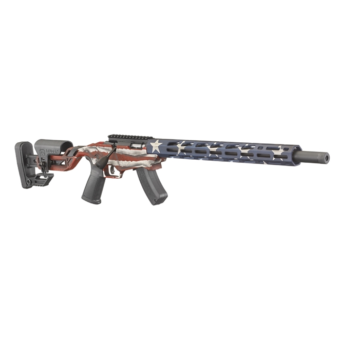 Rifle Ruger Precision Rimfire American Flag Cerakote® Calibre .22LR ...