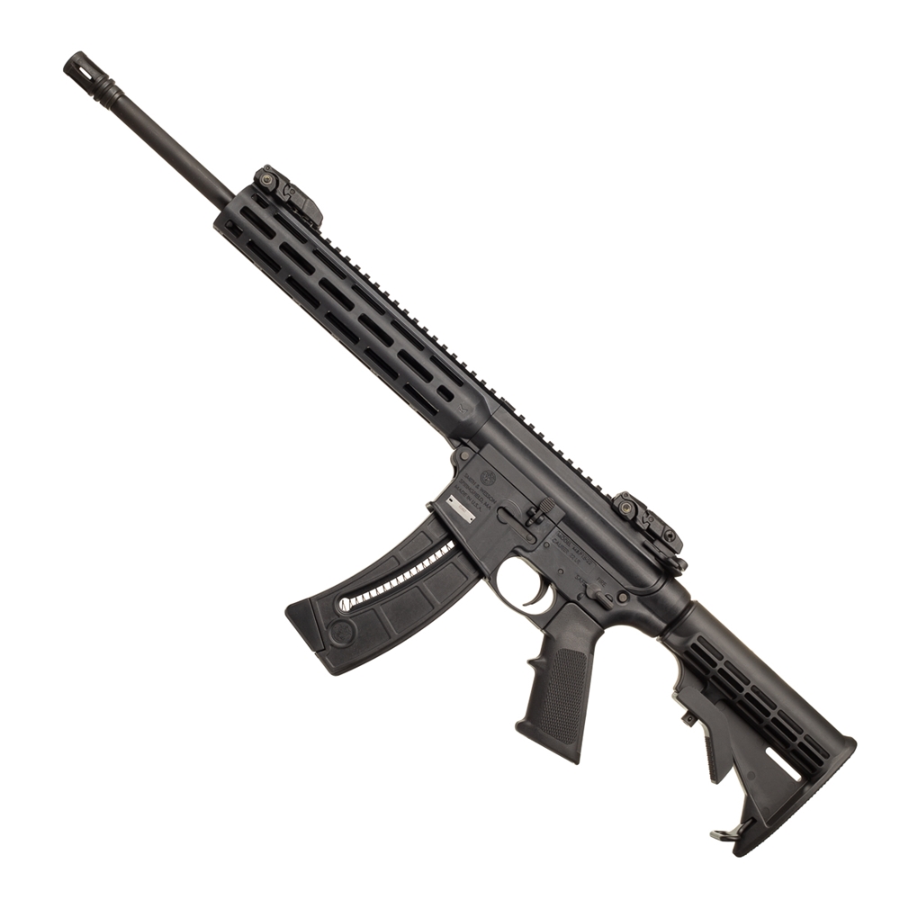 Rifle Smith & Wesson M&P 15-22 Sport Semiautomático Calibre .22LR Cano 16,5" Oxidado Coronha ...