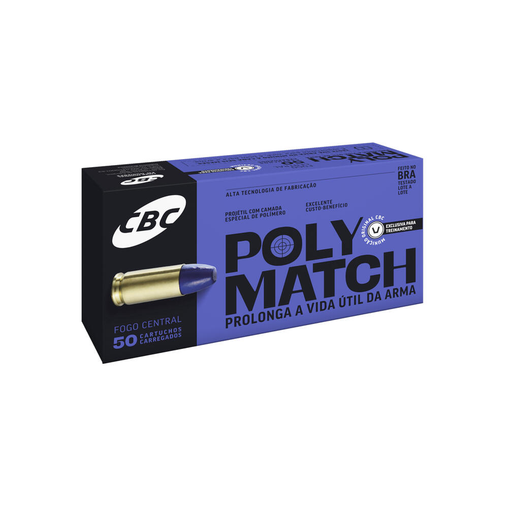 Munição CBC Calibre .357 Magnum LPC 158gr Polymatch Caixa 50un | SK Store
