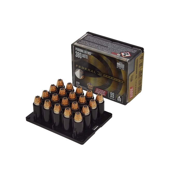 Munição Federal Calibre .380 Auto JHP 99gr Hydra Shok Deep Caixa 20un ...