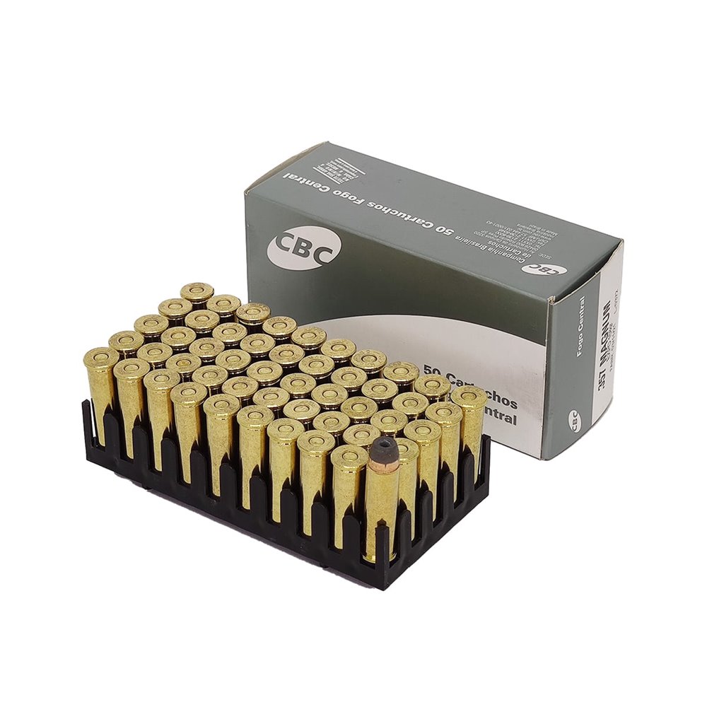 Munição CBC Calibre .357 Magnum EXPO 158gr Caixa 50un | SK Store