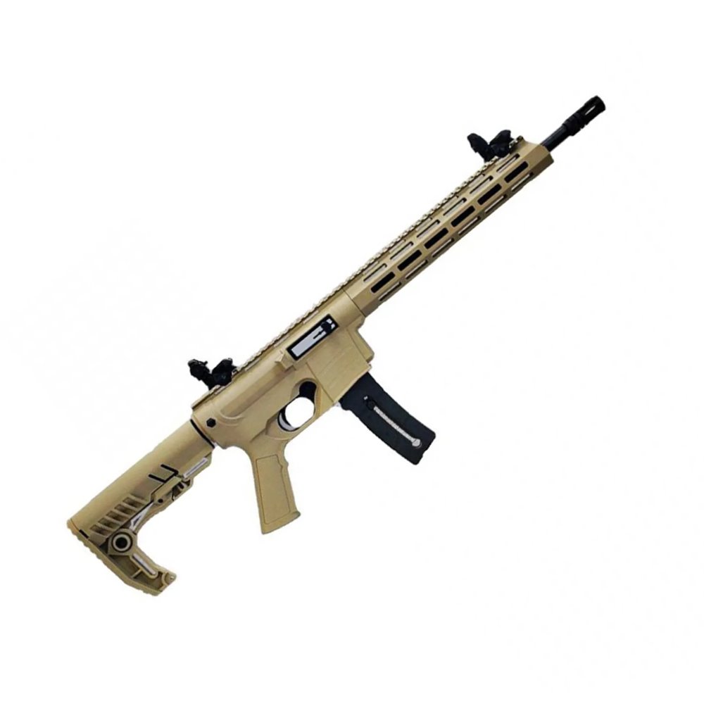 Rifle CBC Delta Semiautomático Calibre .22LR Cano 14.5" Oxidado Coronha ...