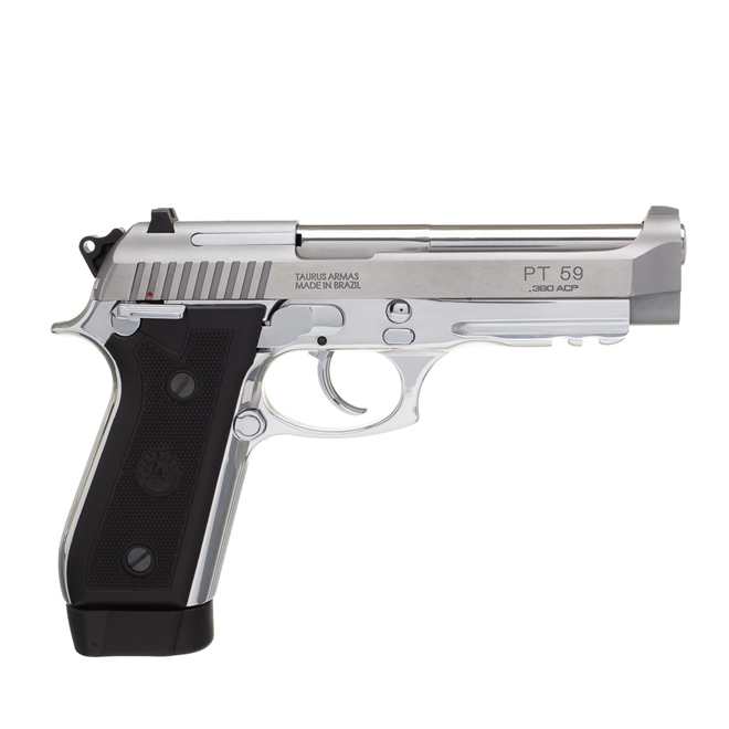 Pistola Taurus PT 59S Calibre .380 ACP Cano 5" Inox | SK Store